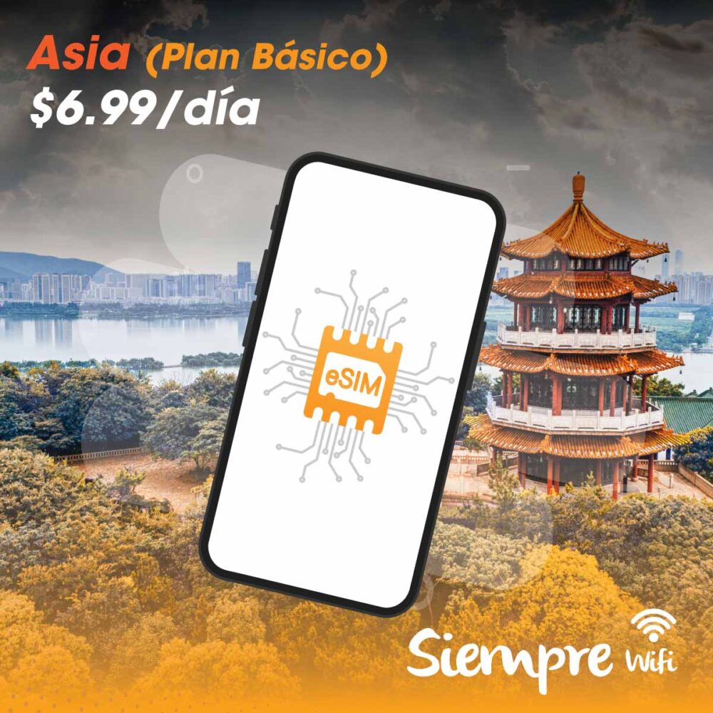 eSim Asia Básico – Siempre WiFi